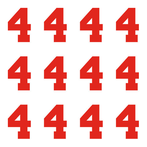 Varsity Pro Large Red Number 4 – iD4Gear